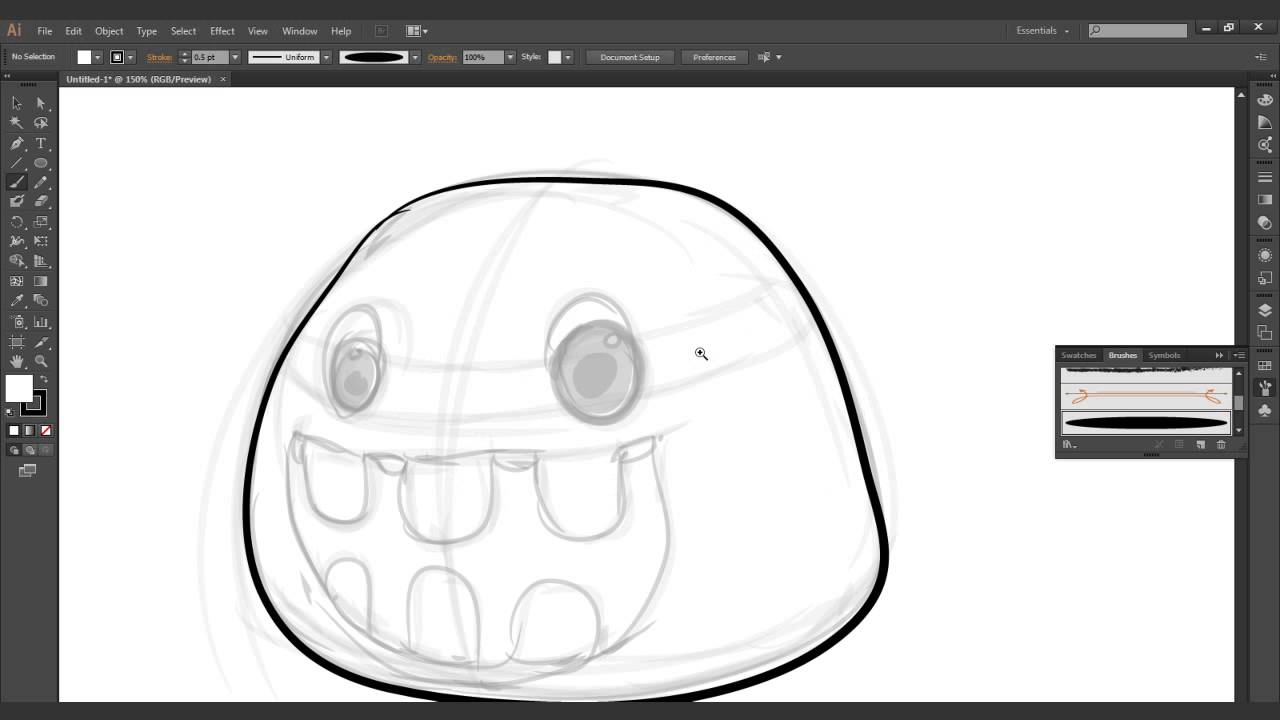 Drawing and Inking Vector Illustrations - Vectips.com