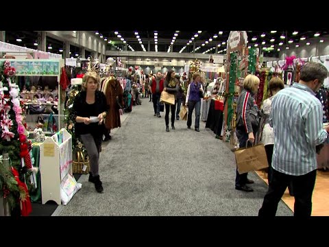 Preparations underway for the Holiday Market at the Duke Energy Convention Center
