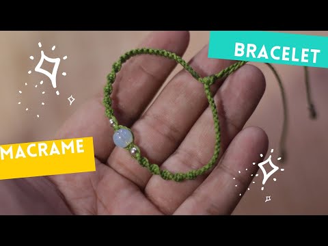 Macrame Square and spiral bracelet tutorial | Micromacrame tutorial