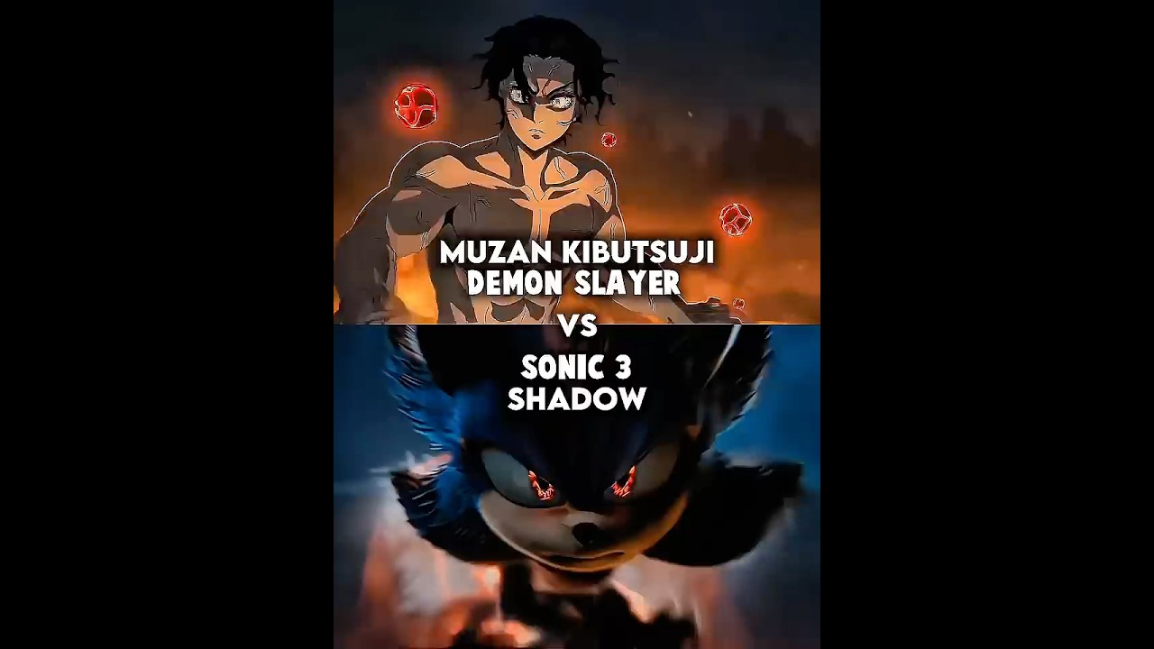 Muzan Kibutsuji vs Shadow #edit#sonic#demonslayer#anime#viral#like#share