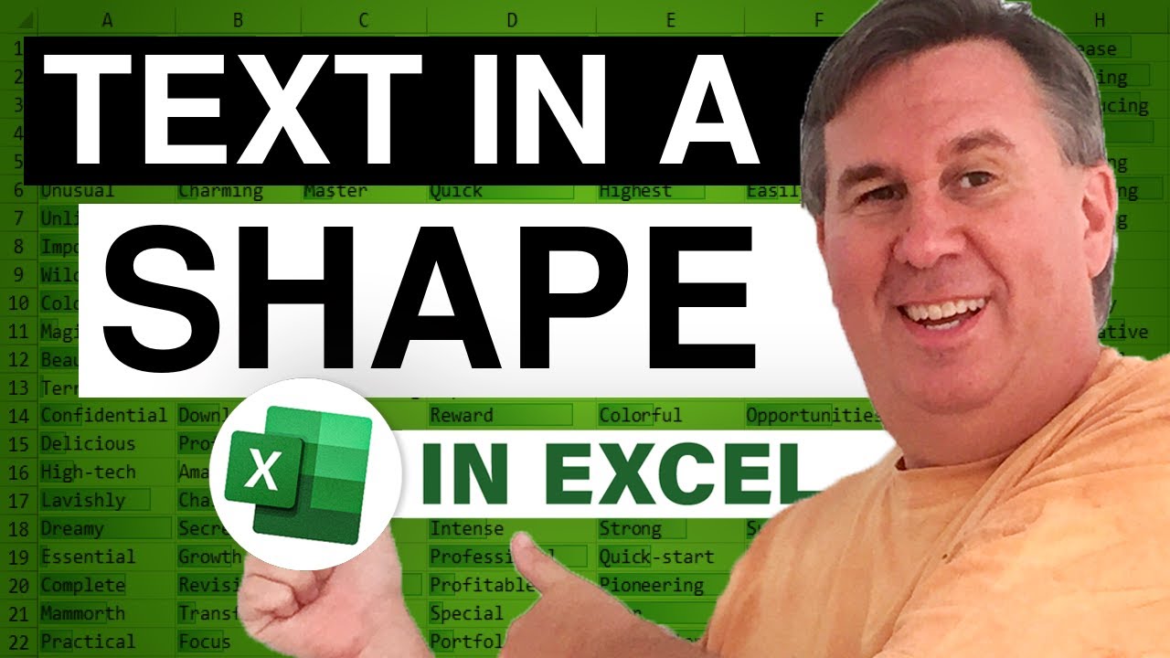 MrExcel's Learn Excel #369 - AutoShape Text | MrExcel Message Board MrExcel's Learn Excel #369 - AutoShape Text | MrExcel Message Board