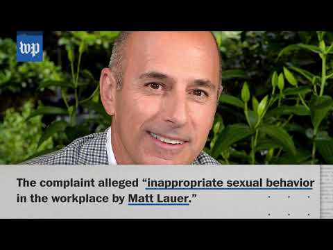 Fired ‘Today’ host Matt Lauer apologizes, says some allegations are 'untrue'