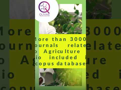 How to Identify Scopus Indexed Journals in Bio and Agriculture | QUVAE Research and Publications