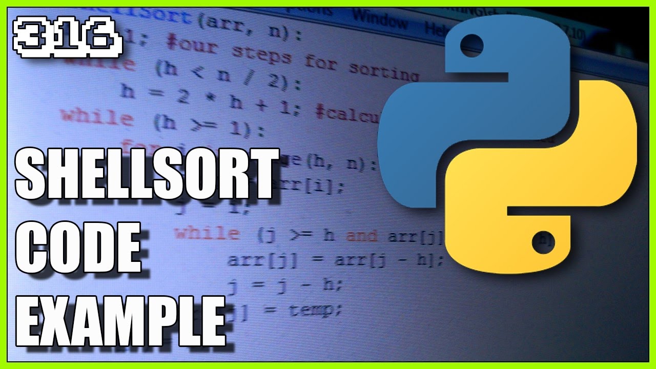 Sorting algorithms in Python - Shell Sort code