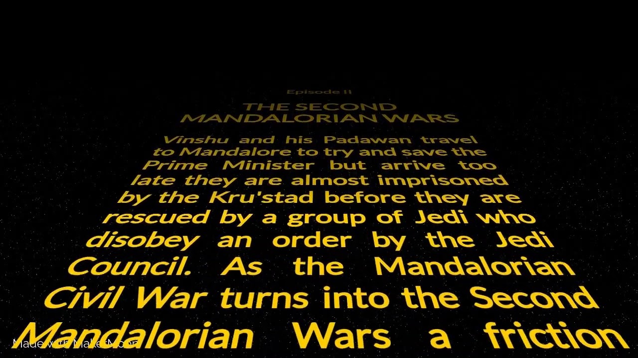 Star Wars Evolved Episode 2 Intro