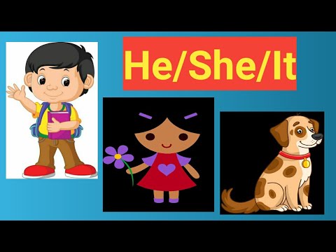 Use of He/ She/It for kids
