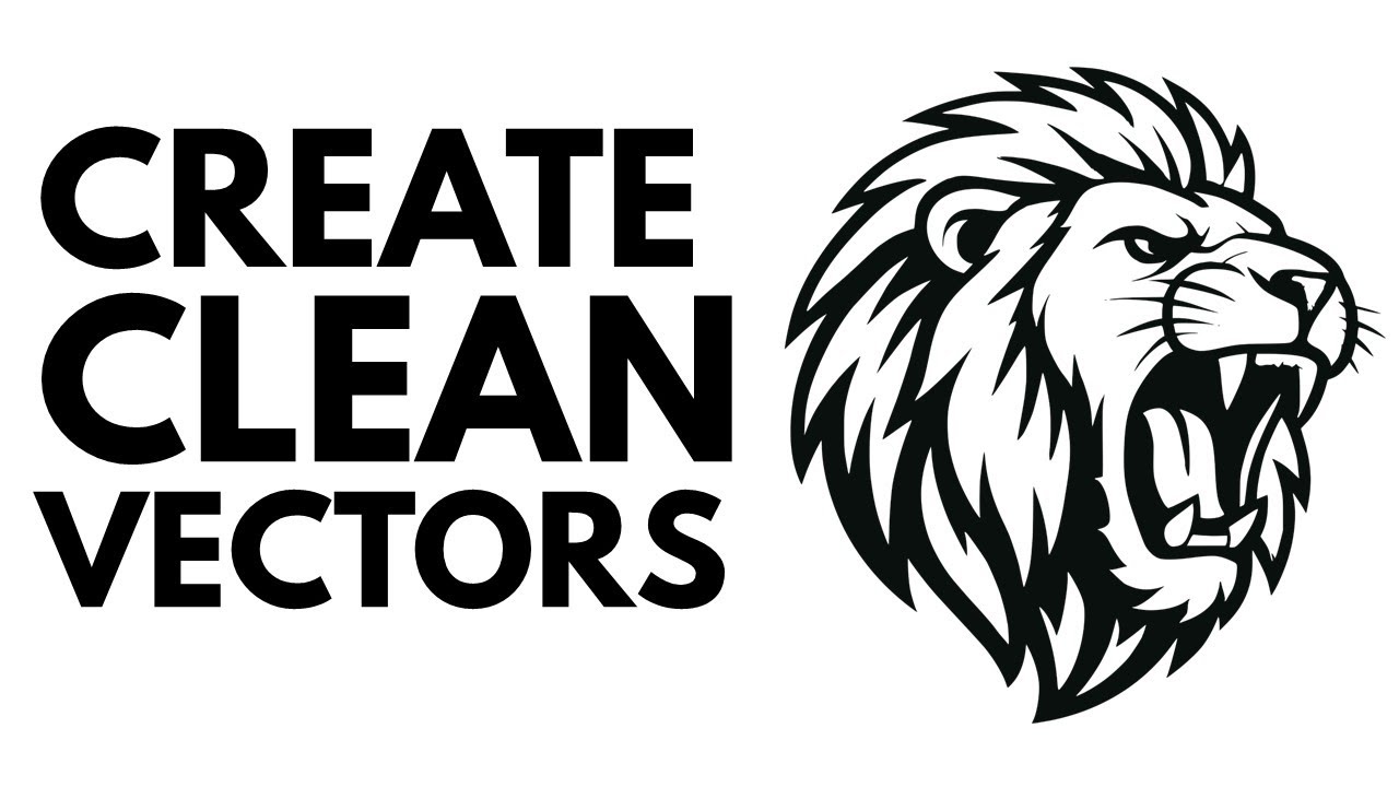 How To Create CLEAN Vectors For Free With Zero Design Skills