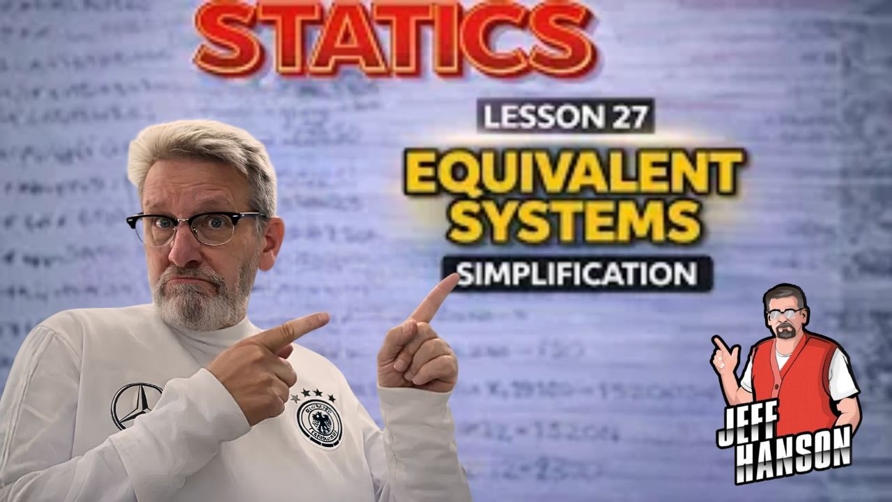 Statics: Lesson 27 - Equivalent Systems Simplification, Burrito Force!