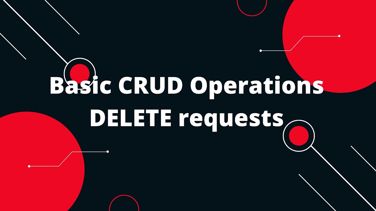 JSON Server Tutorial Fake REST API #7 Basic CRUD Operations DELETE requests