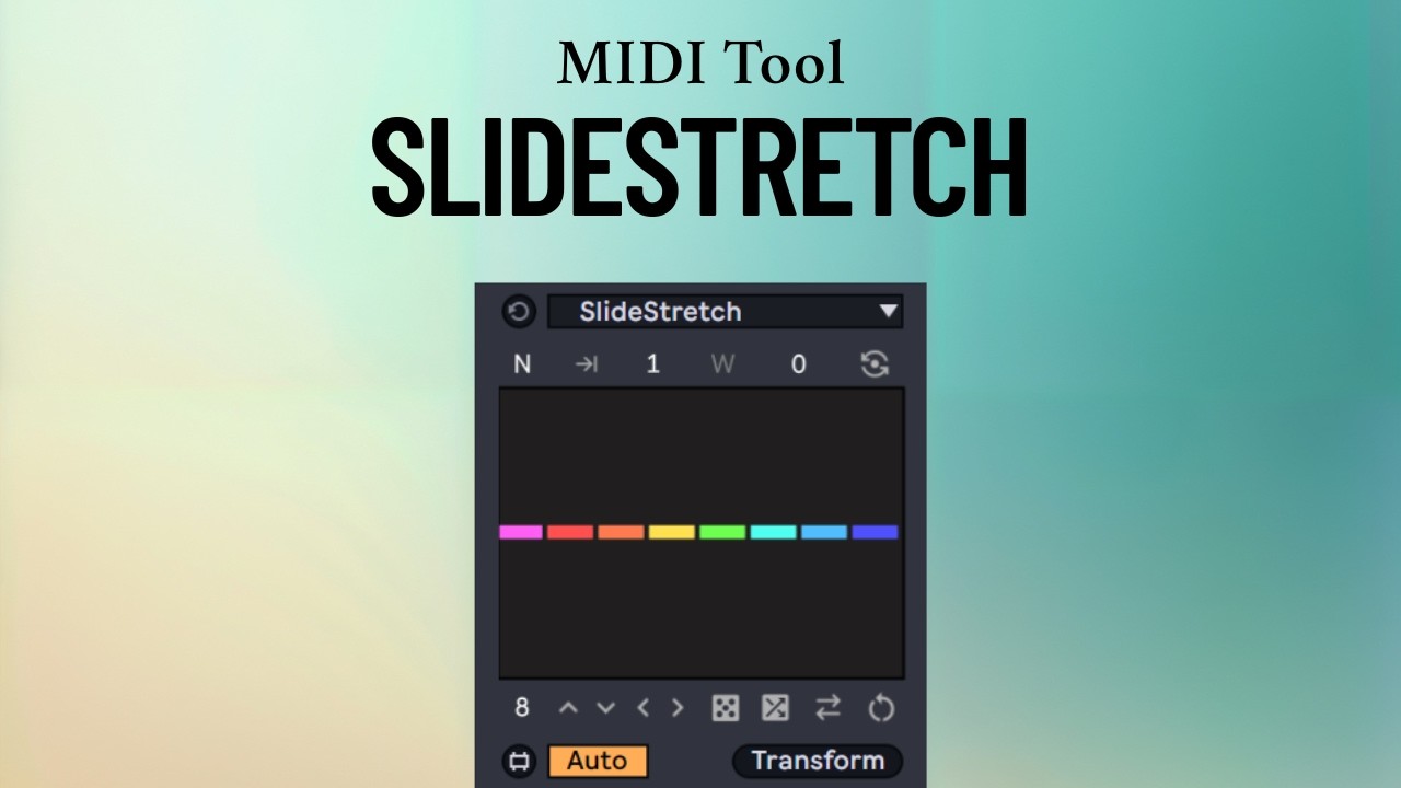SlideStretch   MIDI Transformation Tool