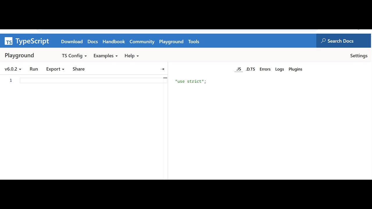How to use Typescript online editor-2