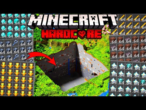 I Built The BEST Automatic Farms in Hardcore Minecraft