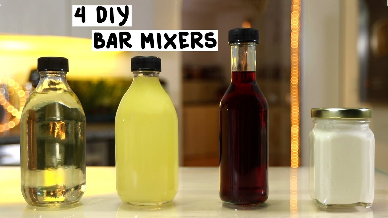 Four DIY Bar Mixers