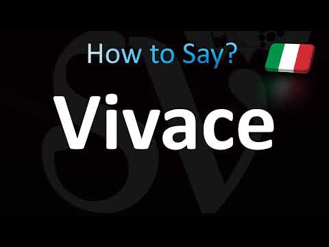 How to Pronounce Vivace (Correctly!)