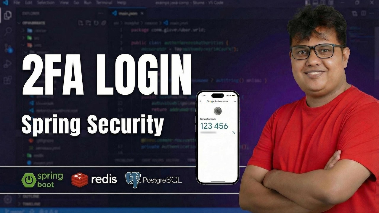 Google Authenticator in Spring Boot | JWT + Redis Security Architecture