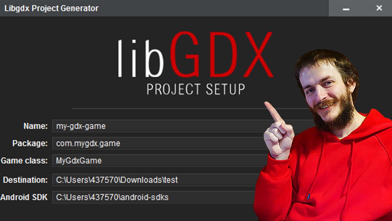 How to run the libGDX-setup.jar file
