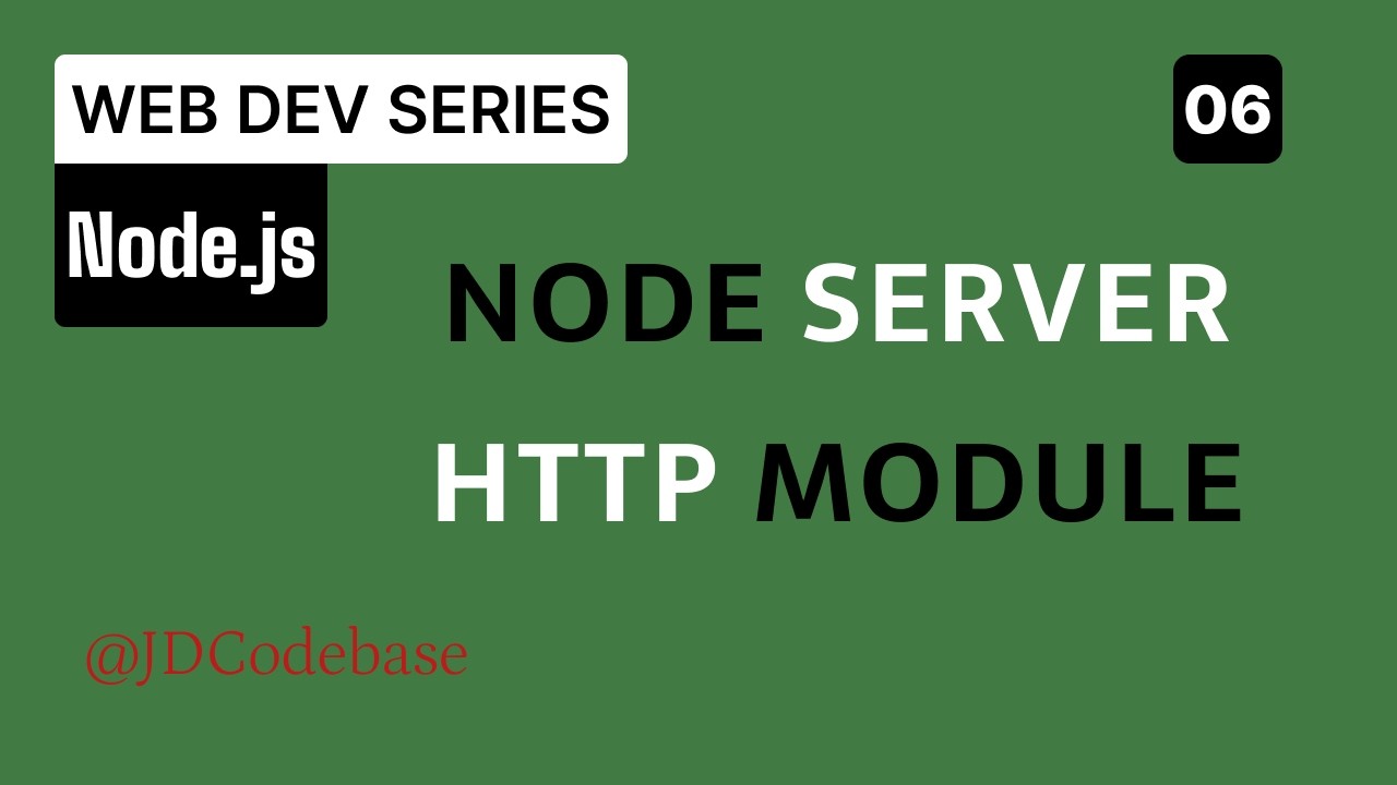 Node.js HTTP Server Tutorial for Beginners | Create Your First Server | Node http Module