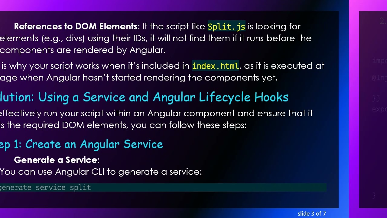 Running a JavaScript Script in Angular: Solution for Third-Party Libraries