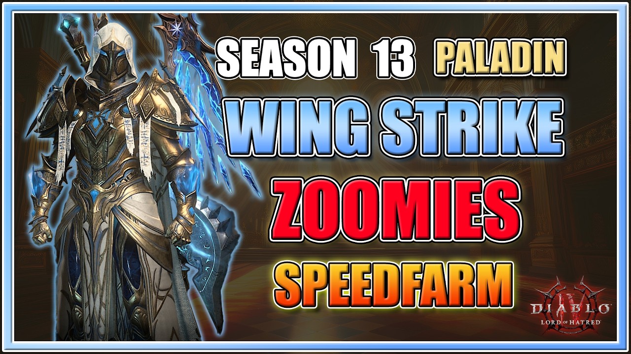 Wing Strikes Paladin Endgame Build Guide for Diablo IV Season 13 ...