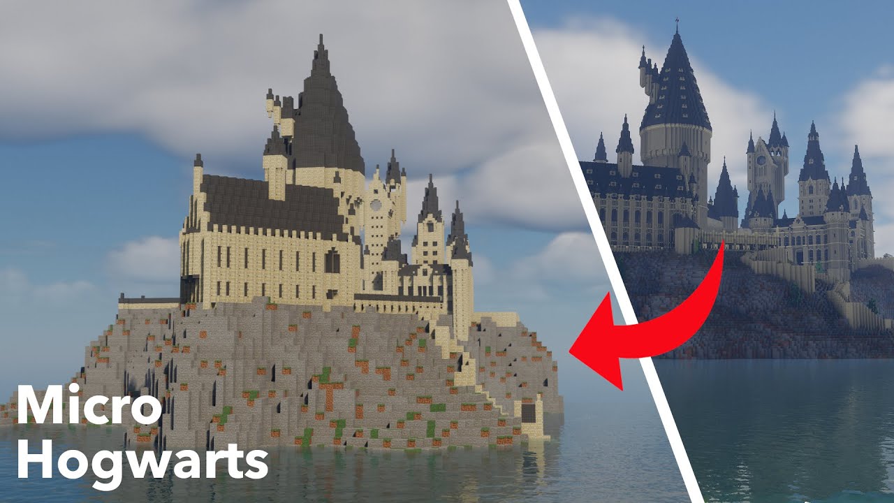 Minecraft MICRO Hogwarts Build