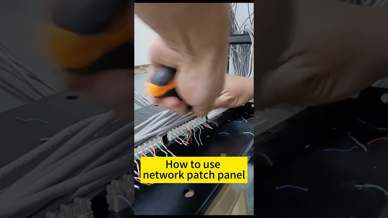 How to use network patch panel? #network