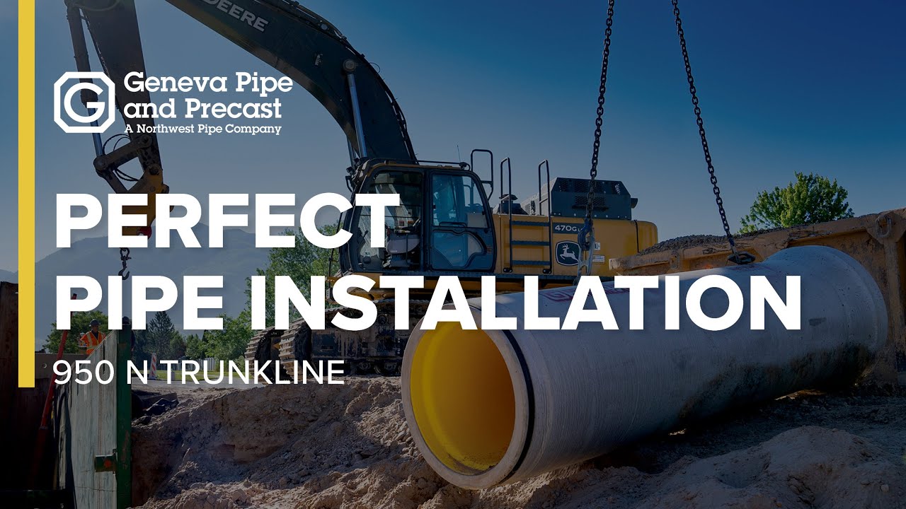 Perfect Pipe Installation: 950 N Trunkline | Geneva Pipe and Precast