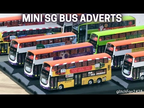 Top 5 Real Life Singapore Bus Ads Recreated for Model Buses!