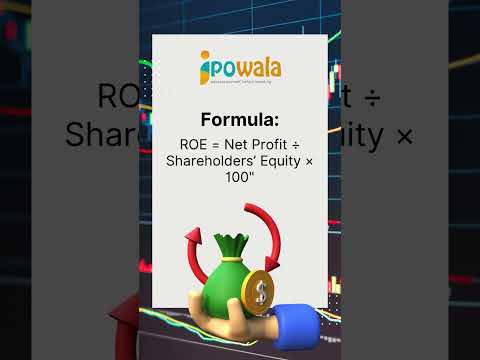 📊 ROE – A Key to Smarter Investing! #IPOwala #ROEExplained #InvestSmart #FinanceTips
