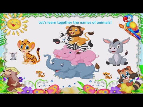 Let's learn together the names of animals