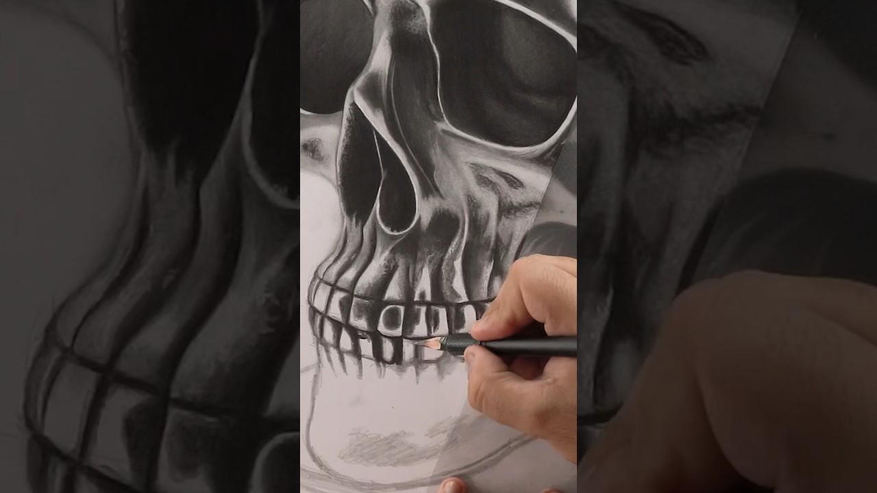 Isn’t it fascinating? #skull #drawing