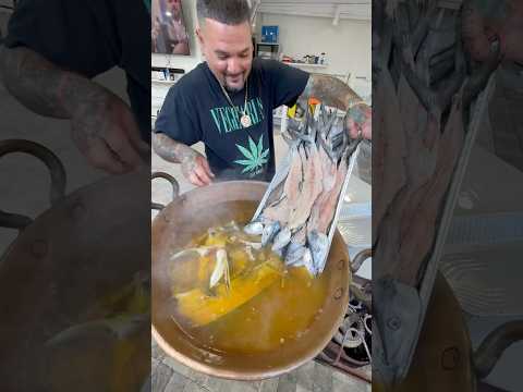 Carcass fish soup for our family cookout | We don’t throw nothing away #backyardcooking #familytime