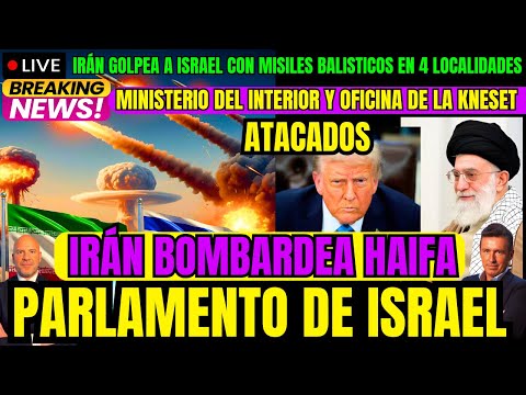 DIRECTO. IRÁN DESATA EL PÁNICO EN ISRAEL.PARLAMENTO ATACADO.TRUMP ACORRALADO.NETANYAHU NUCLEAR EEUU