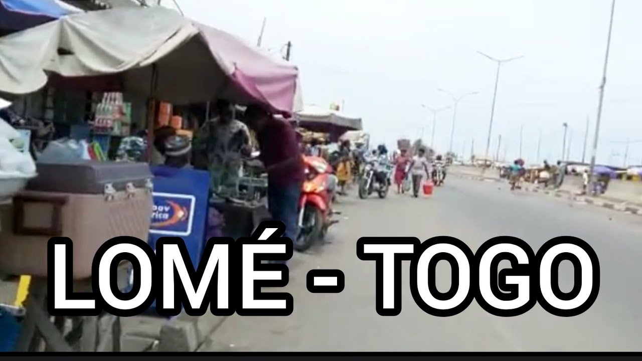 Walk through Kodjioviakopé, market and area, Lomé Togo, Togo Vlog
