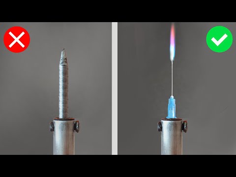 This is the best trick for electric soldering & syringe