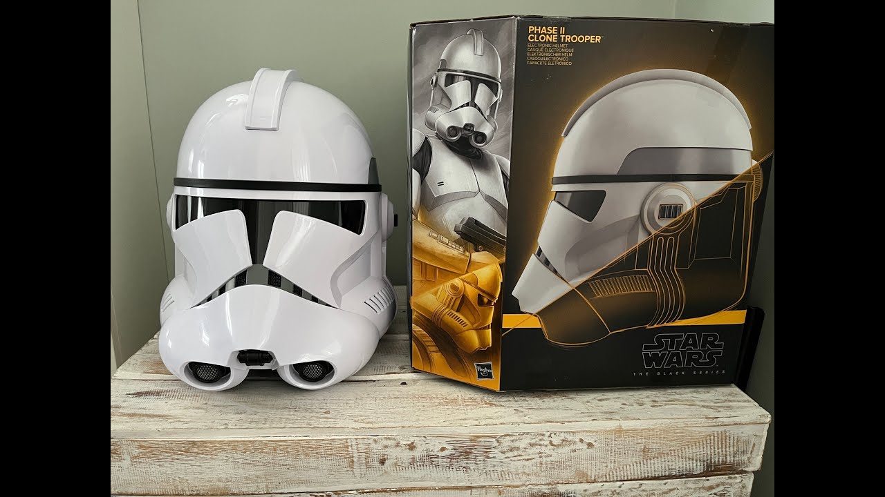 Star Wars Black Series Phase II Clone Trooper Helmet Review - The best yet?