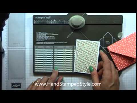 How to Create Custom Card Sizes by Hand Stamped Style