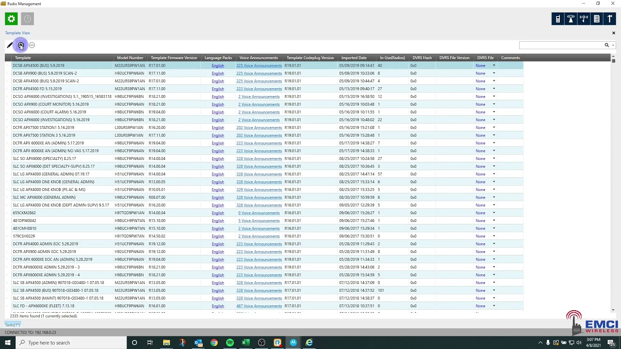 How to load Codeplugs in to Radio Management