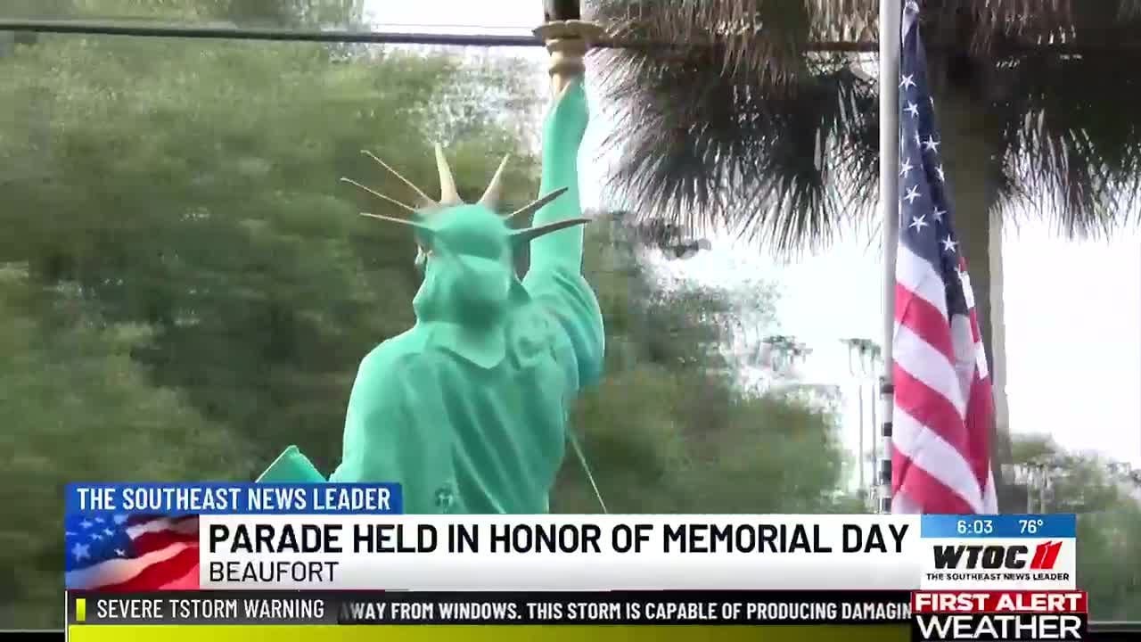 Beaufort Co. honors Memorial Day with parade and ceremony at Beaufort National Cemetery
