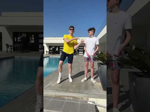 DANCING in front of little brother! π #shorts