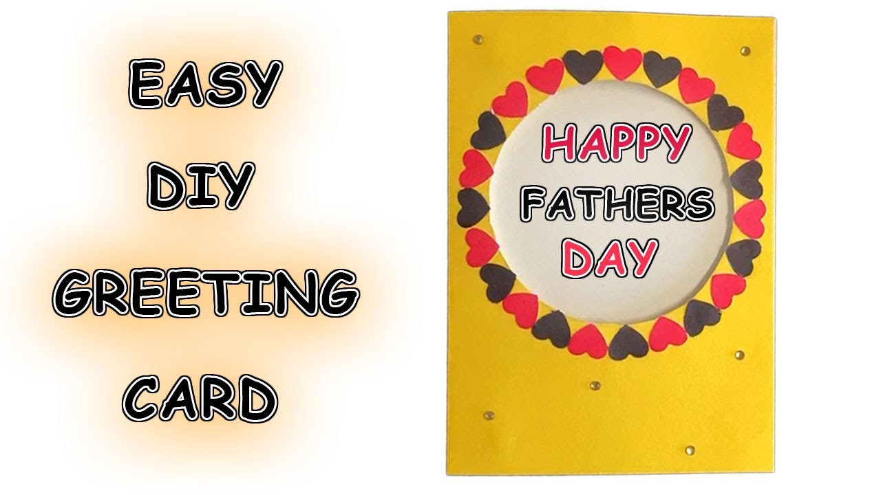 Easy and simple DIY Father's Day Greeting Card Ideas || Handmade Father's Day Cards