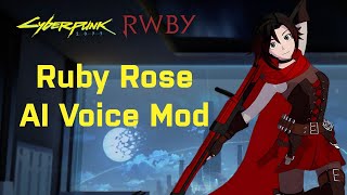 Ruby Rose voice mod showcase at Cyberpunk 2077 Nexus - Mods and community
