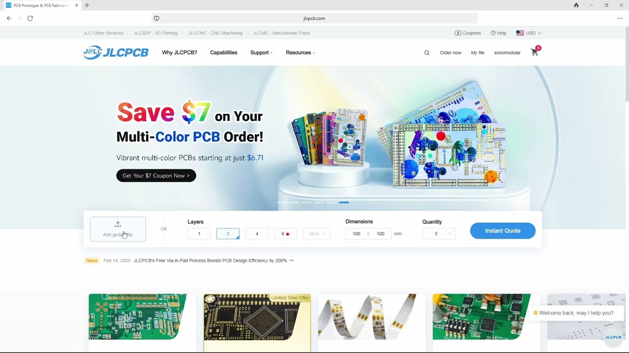 Creating a PCB from a Diptrace design, by ordering from JLCPCB