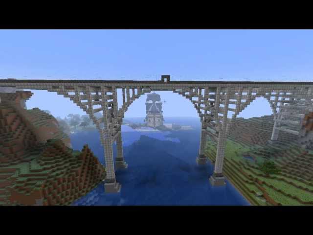 head wolf and iron bridge Minecraft Map