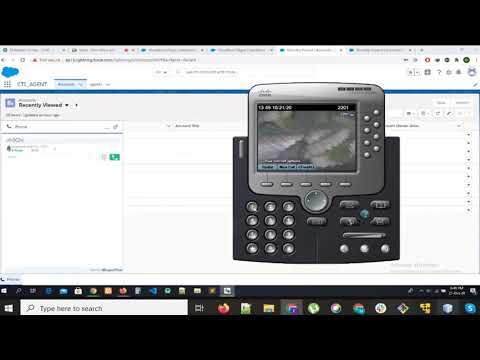 Salesforce CRM CTI connector Cisco UCCE, PCCE, UCCX Callcenters
