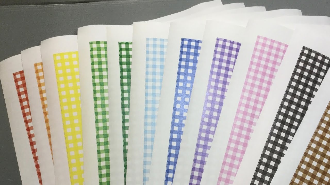 Gingham Check Patterns Origami Paper Print Your Own