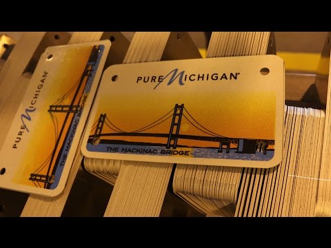 License Plate Factory Tour