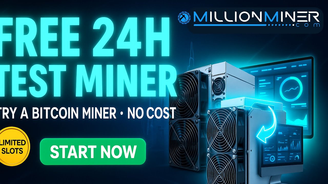 Get a Free Bitcoin Miner for 24hours with MillionMiner.com