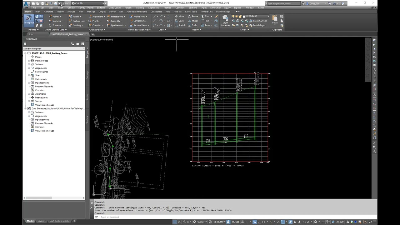 Civil 3D Adding a Pipe Network into a Profile View