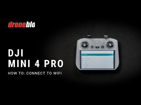 DJI Mini 4 Pro: How to Connect to Wifi (DJI RC 2) - w/ WiFi Steps 1st