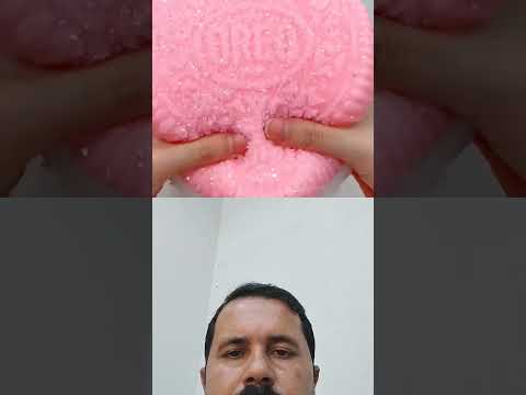 FUFUSQUISHY ASMR πͺπͺ 1600G Huge Pink Oreo